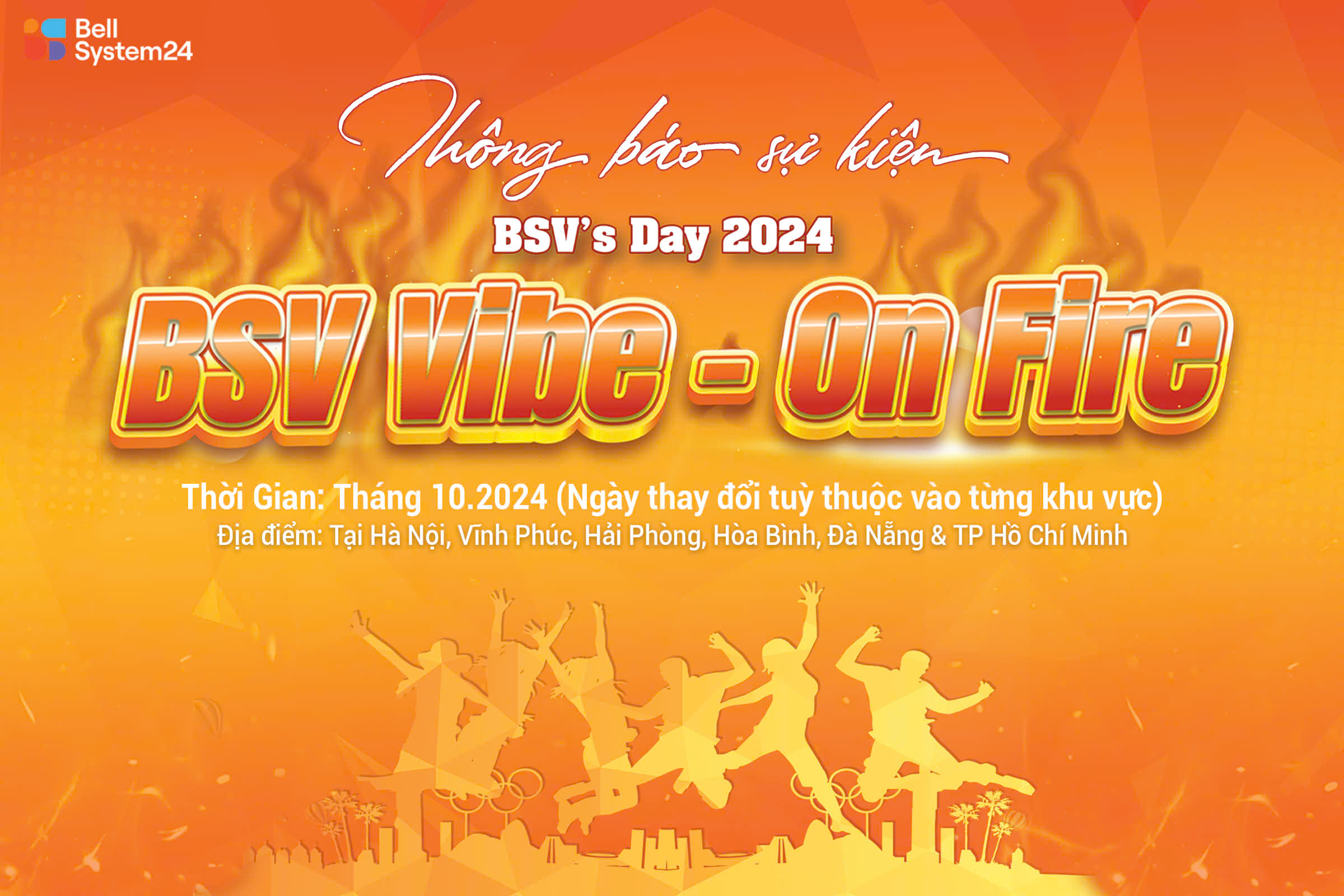 Thông báo chương trình BSV's Day 2024: BSV VIBE - ON FIRE - BSV Intranet